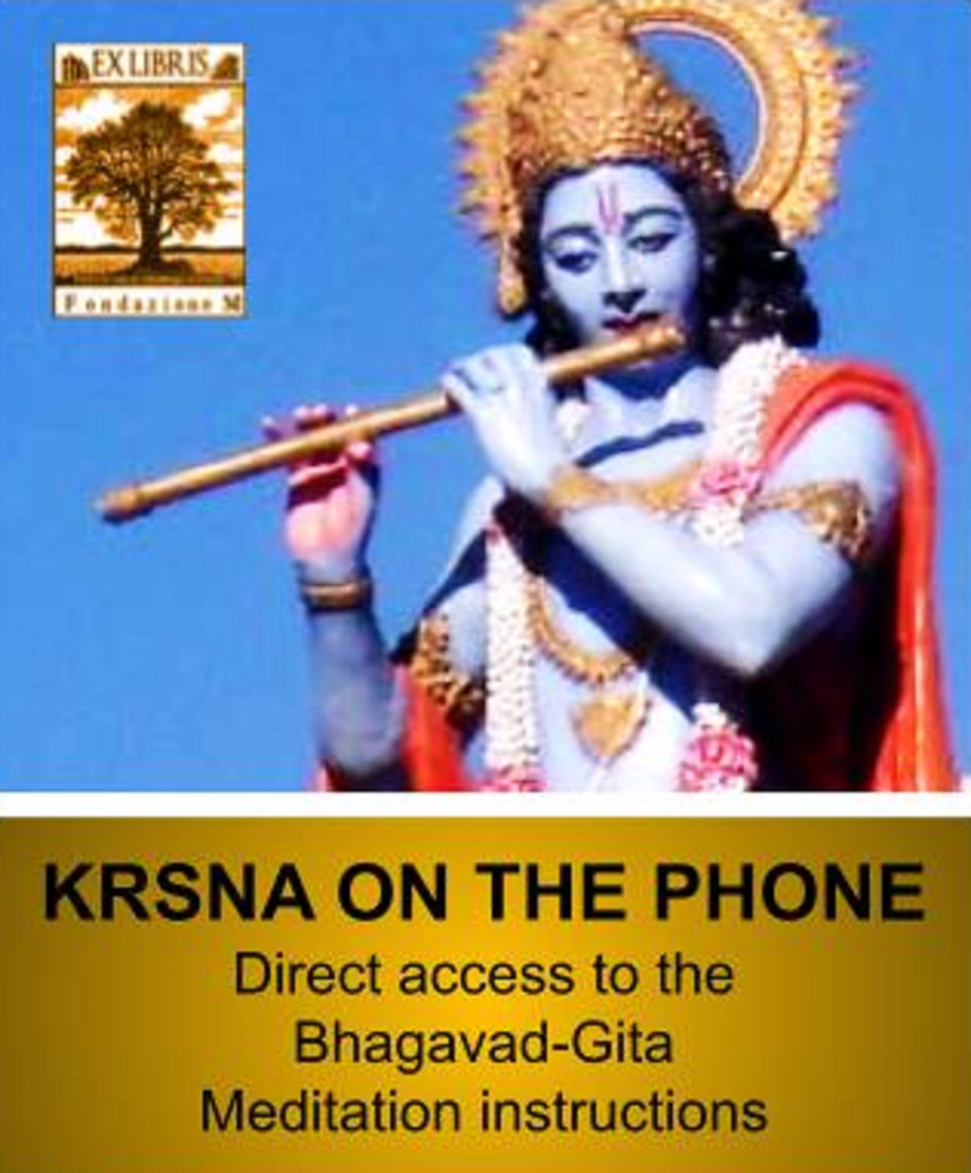 Krishna on the phone – Fondazione M